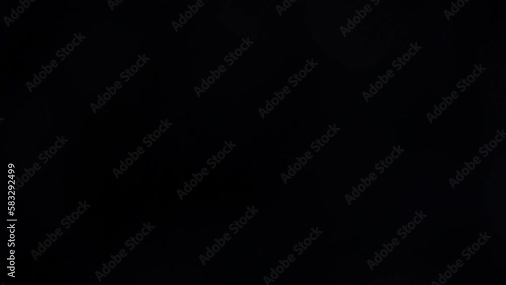 Diagonal Fading Overflow Of Blue Bokeh on black. Abstract shimmering ...