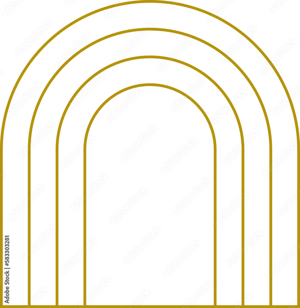 Poster Multiple arch elegant logo element – Wall Art | UkPosters