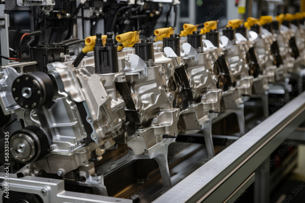 A Machine Testing Car Engines for Performance on the Assembly Line ...