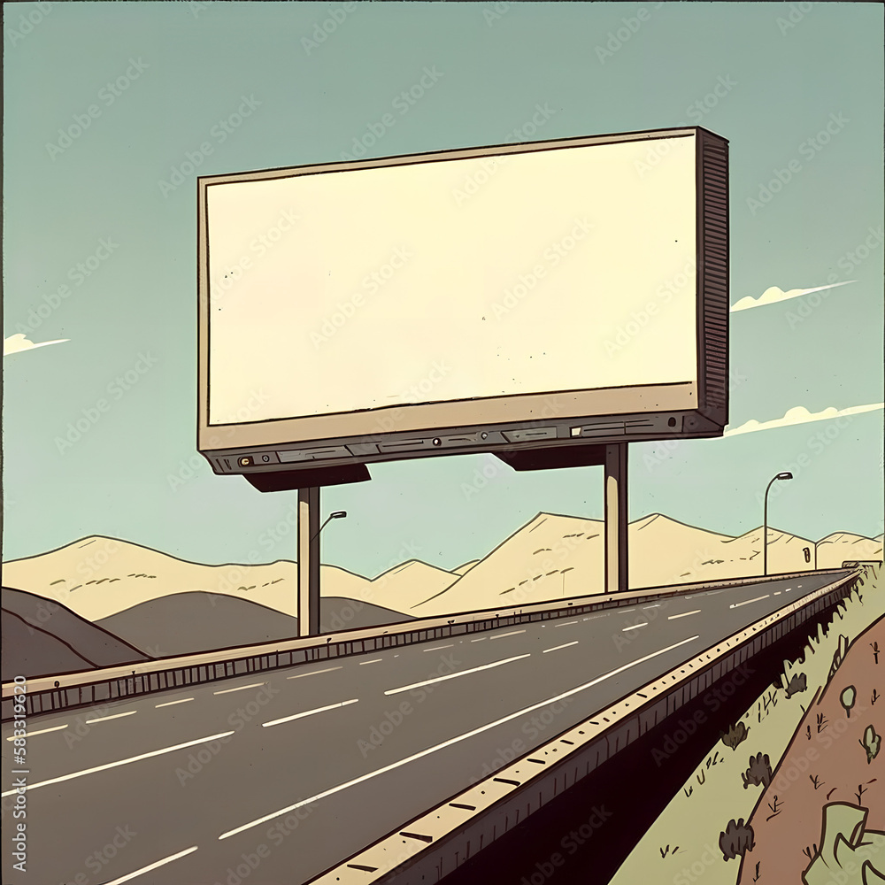 Eye-Catching Animated Digital Billboard Advertisement, Hand Drawn ...