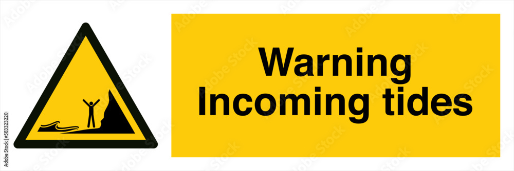 Safety Sign Marking Label Symbol Pictogram Standards Warning Incoming ...