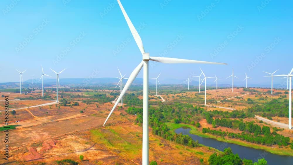 Wind turbines are a major source of electric energy. They play a ...