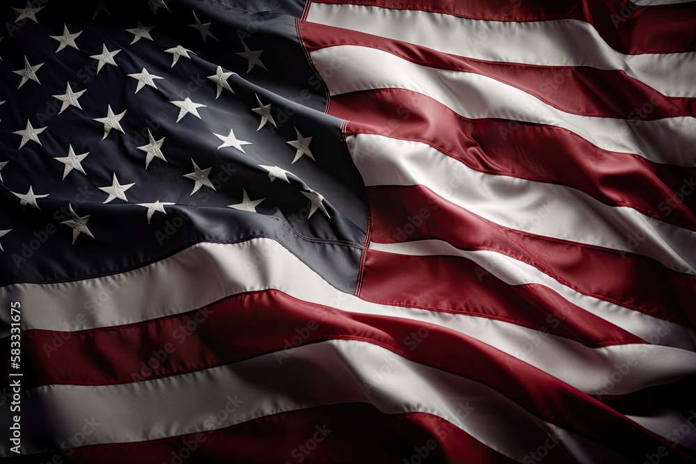 The American Flag Background is a high-detailed digital representation ...