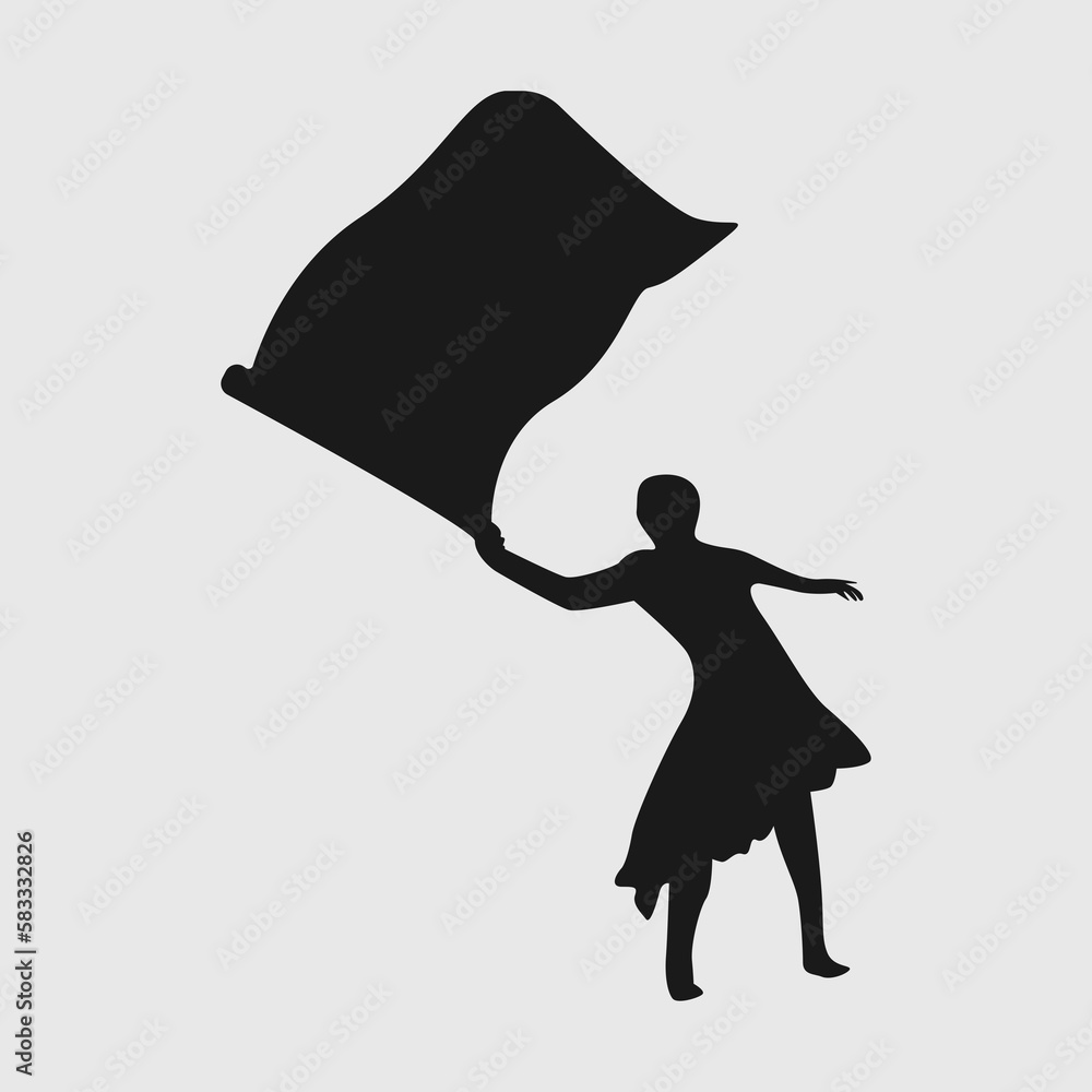 Color Guard Flags SVG Cut File, Marching Band Svg, Female Color Guard ...