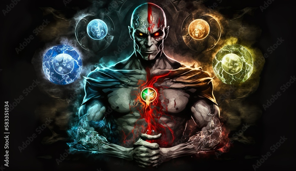 Generative AI Spirituality, esoteric, meditation, fantasy, vampire ...