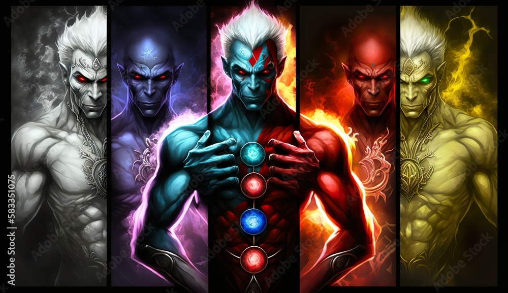 Generative AI Spirituality, esoteric, meditation, fantasy, vampire ...