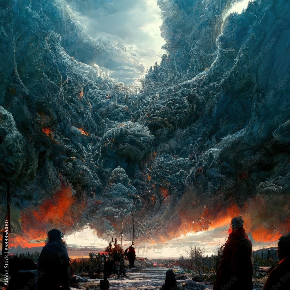 This is a highly detailed and high quality image of after ragnarok ...