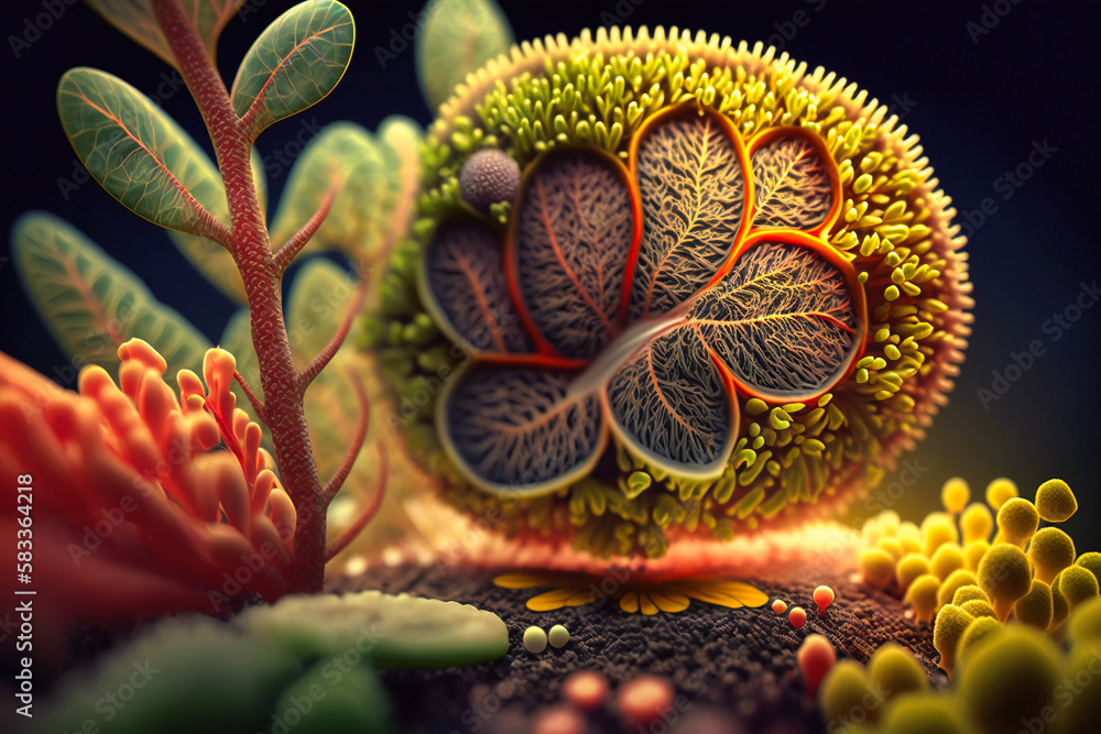Examine the complex structures of plants at a microscopic level, vital ...