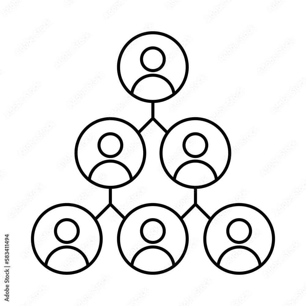 Family Tree, Hierarchy Network, Organization Structure, Affiliate Chart ...