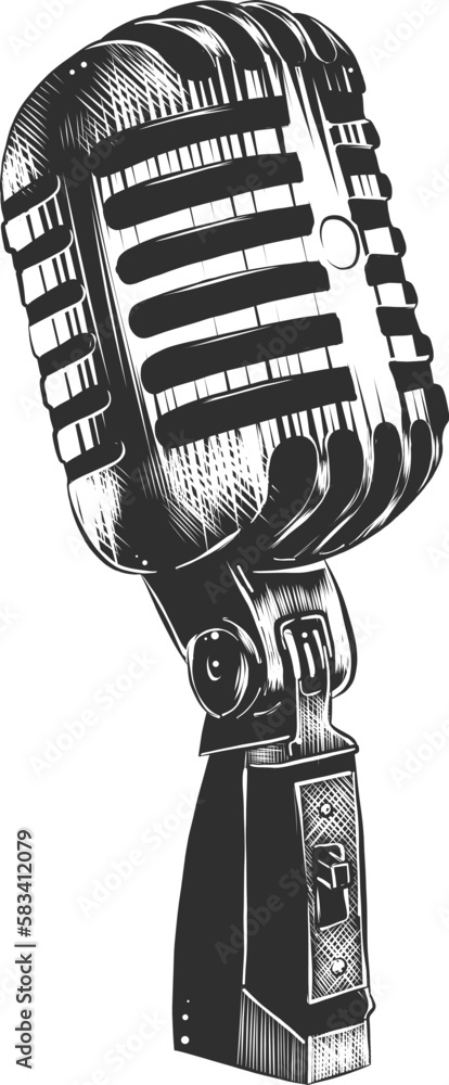 Vector engraved style illustration for posters, decoration and print ...