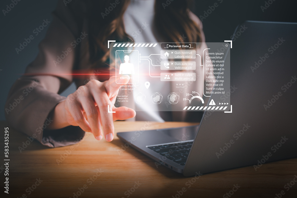 Human Resources management recruitment employment headhunting Concept ...