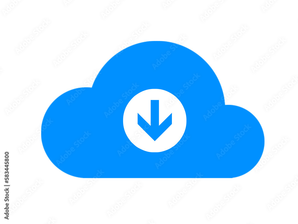 Cloud backup and sync icon. Storage data symbol. Sign synchronyze database. Royalty high-quality ...