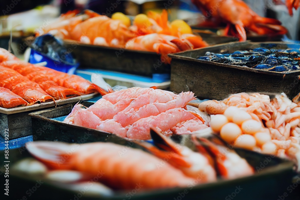 Most delicate pink fish fillet is deliciously emblazoned on shelves of ...