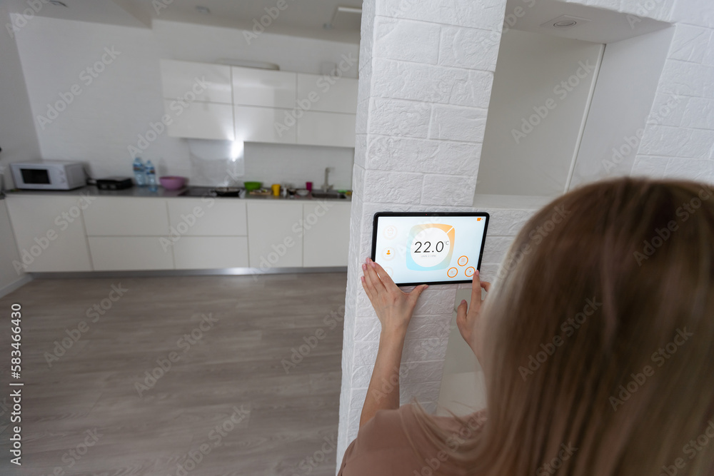 Controlling home with a digital touch screen panel installed on the ...