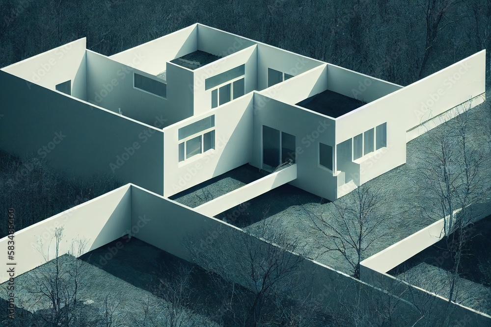 Samples of modern house exterior of different style of architecture and ...