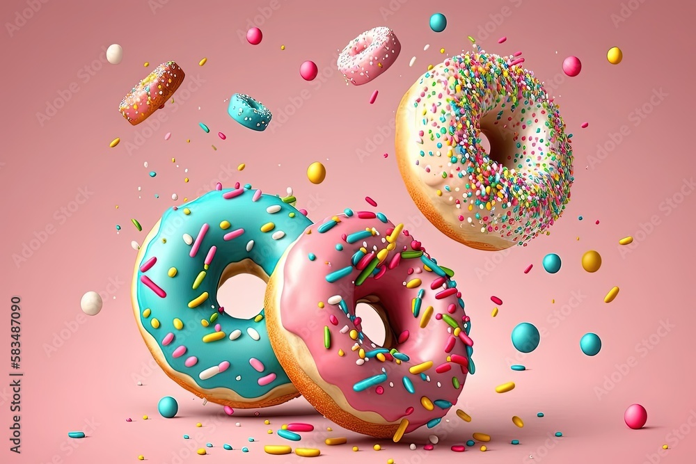 A delectable and mouth-watering pastry known as a donut or doughnut is ...