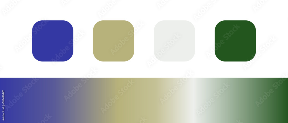 color palette with gradient for backdrops, wallpaper, illustrations ...