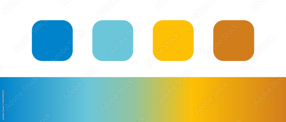 Dreamy color palette with gradient for backdrops, wallpaper ...