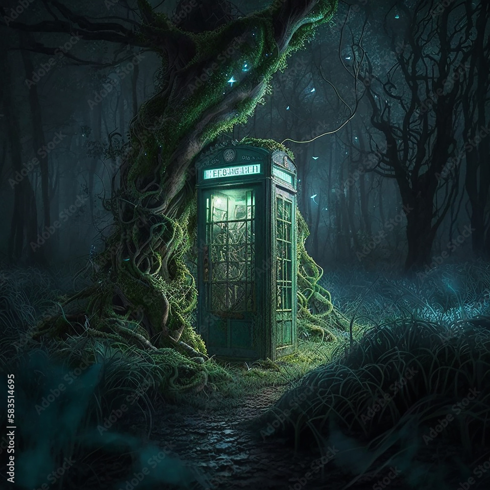 house in the woods mysterious jungle telephone booth discovered in the ...