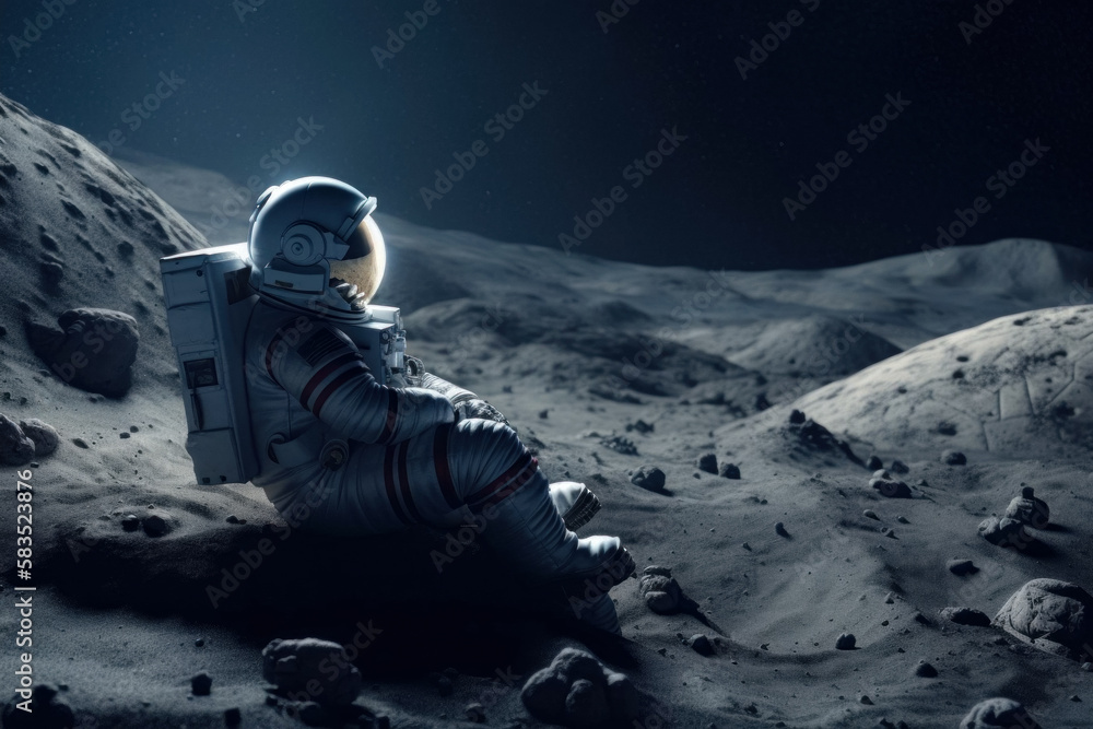 Astronaut Relaxing in Space: Embark on a Science Fiction Adventure with ...