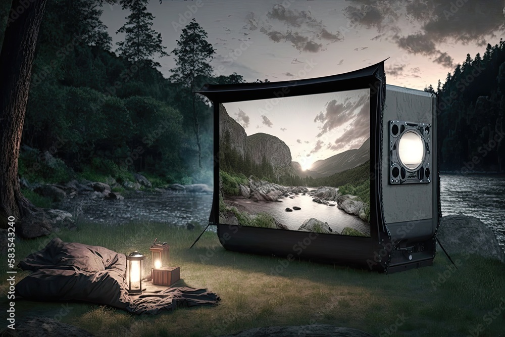 Turn your backyard into an enchanting outdoor cinema with this stunning ...