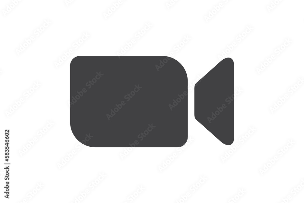 Zoom icon, popular social media application. Stock Vector | Adobe Stock