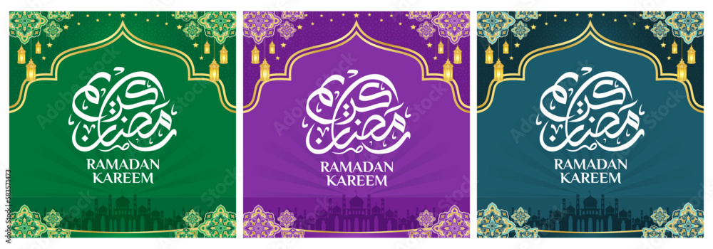 Islamic ornament template for background, banner, poster, cover design ...