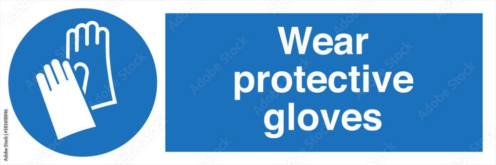 Safety Sign Marking Label Symbol Pictogram Standards Mandatory Wear ...