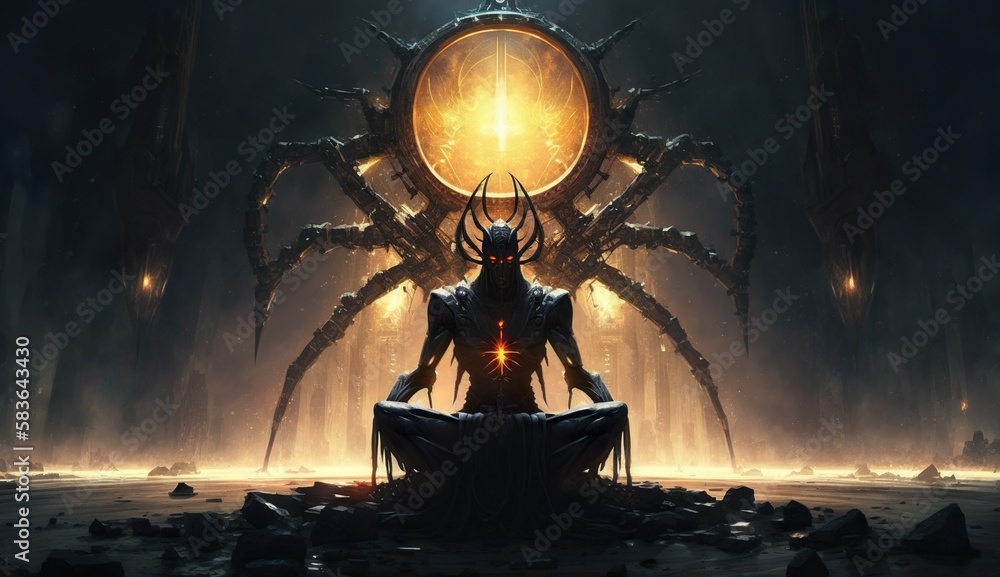 Generative AI Spirituality, esoteric, meditation, fantasy, vampire ...