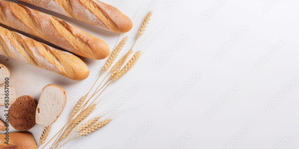 The Soft and Fresh White Bread: A Bakery Delight. Ai Generated Art ...