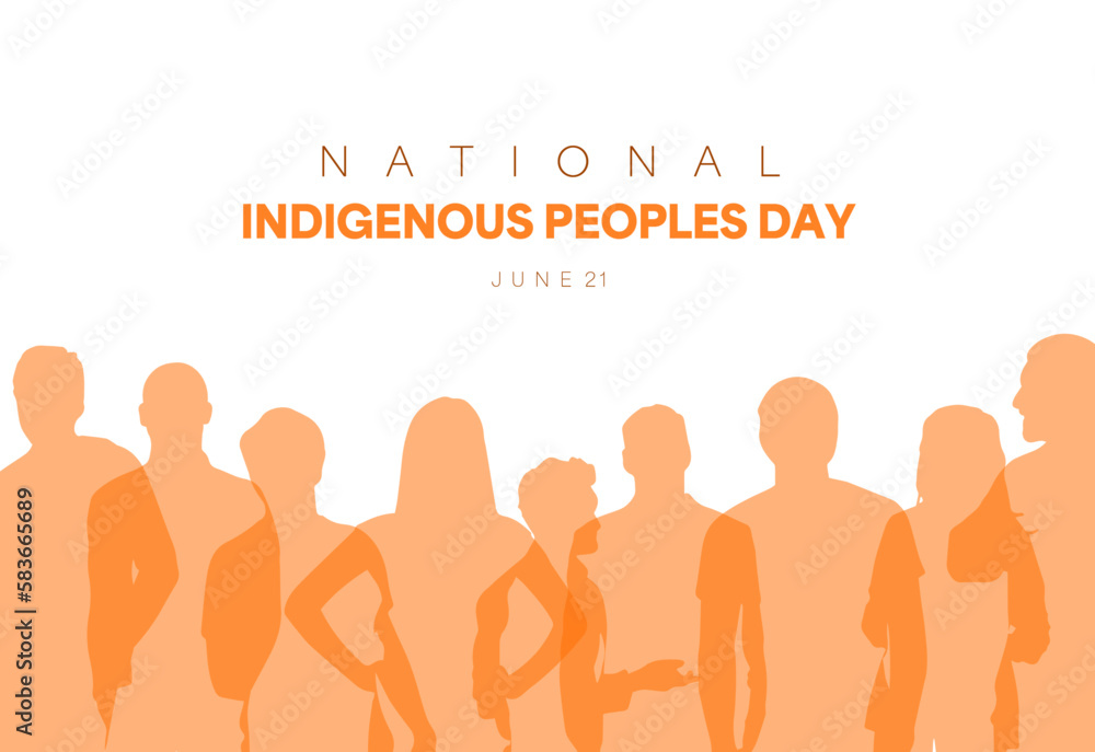 National Indigenous peoples day poster Stock Vector | Adobe Stock