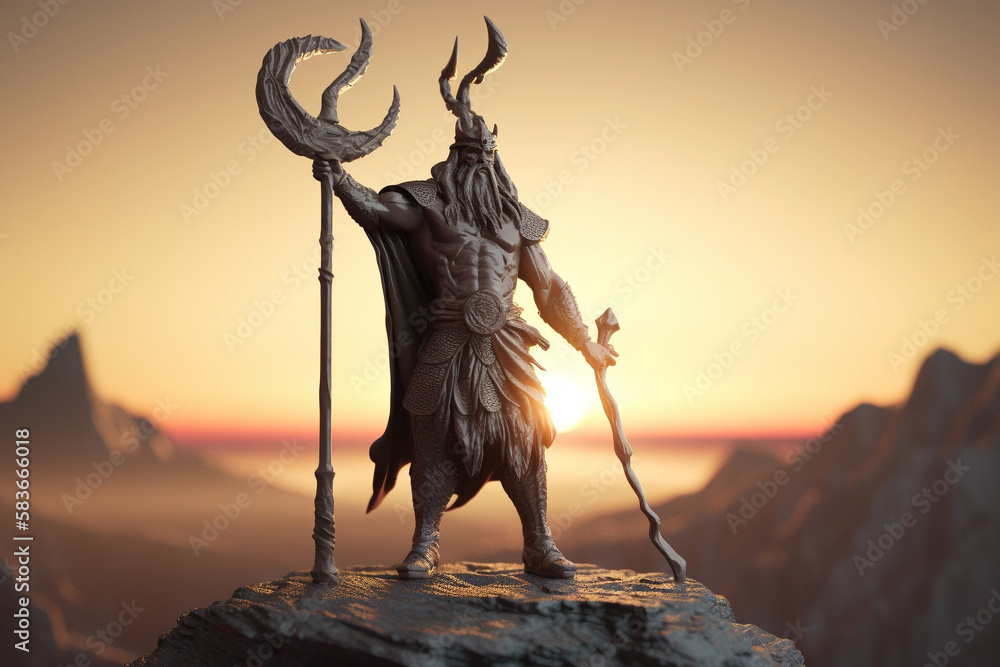 AI-Generated DND Wizard Character, Master of Arcane Magic and Spells ...