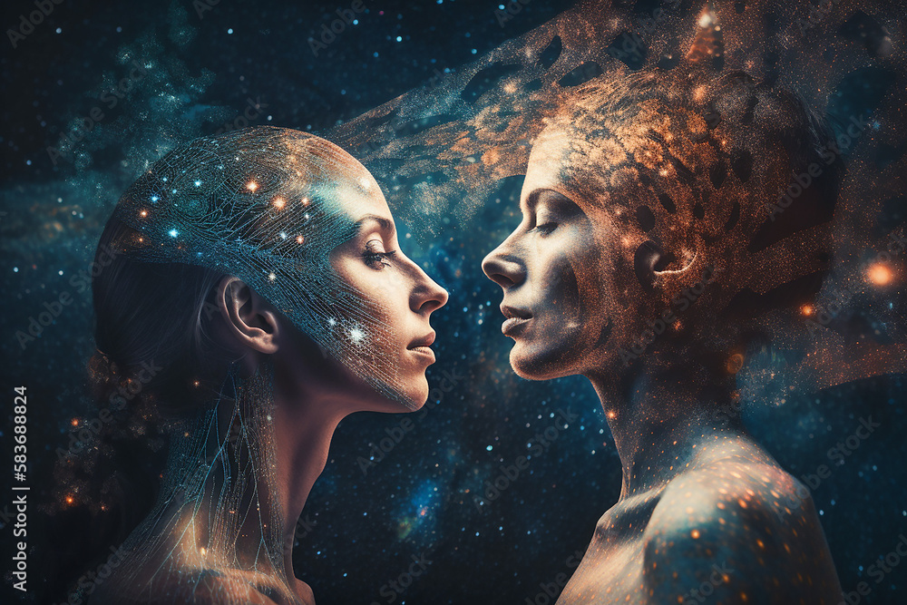 Starseed people as human aliens from another galaxies, fictitious ...