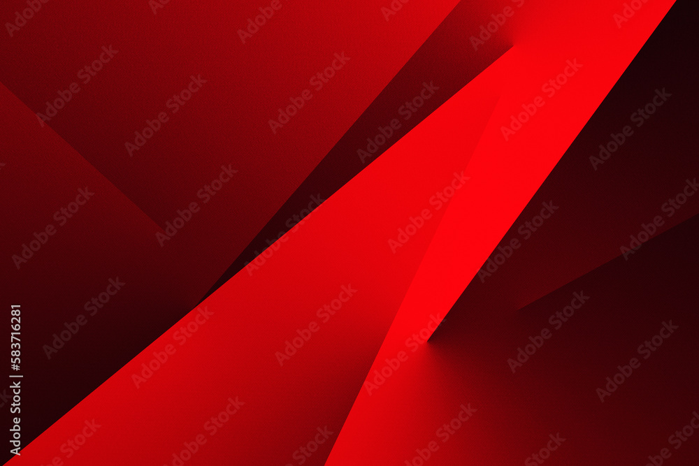 Black red abstract modern background for design. 3d effect. Geometric ...