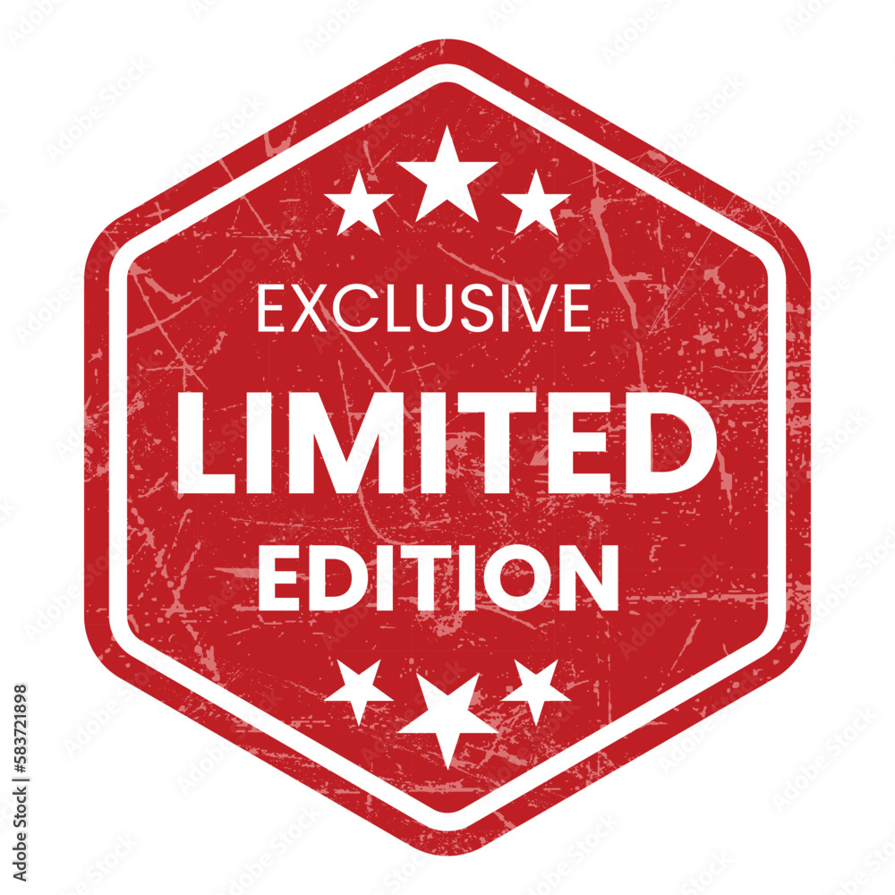 Limited Edition Badge, Stamp, Rubber, Award Badge, Seal, Label, Sticker ...