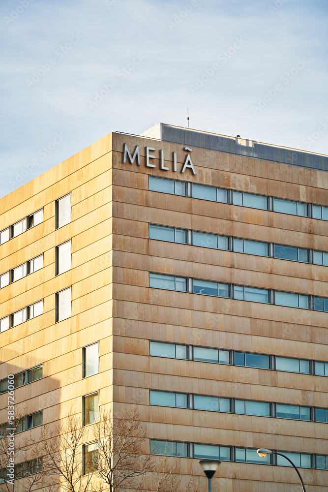 Palma de Mallorca, Spain / March 20, 2023: Facade of Melia Palma Bay ...