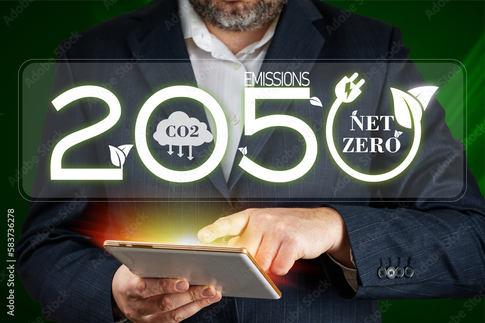 Net zero by 2050. Carbon Neutral Concepts Net Zero Emissions Goals ...