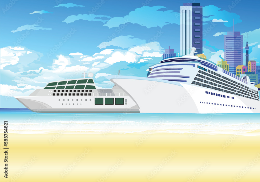 International Boat Show banner vector design. Boat Show and ship, Dubai ...