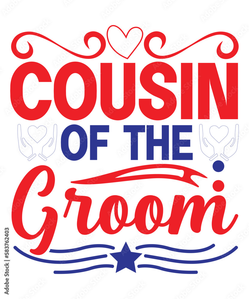 Cousin of the groom, Wedding svg,Wedding Bundle, Wedding Sign Bundle ...