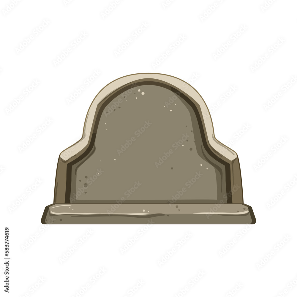 death headstone cartoon vector illustration Stock Vector | Adobe Stock