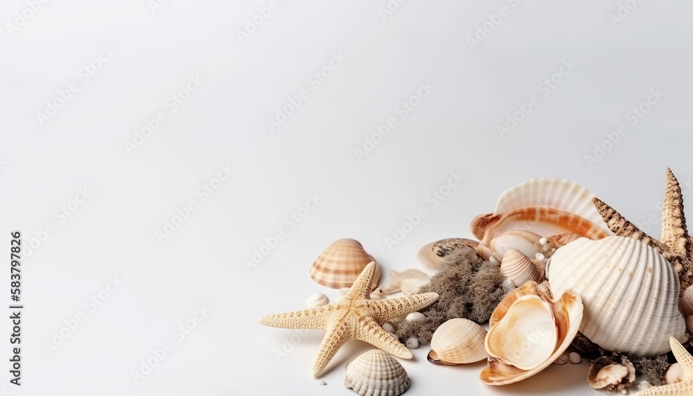 Banner, Holidays, Seasons, Festivals, Social Media, Website seashells ...
