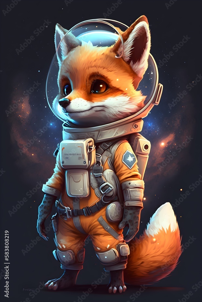 Space Suit Fox