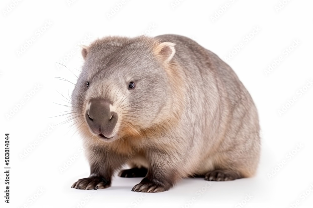 A wombat herbivorous marsupial native to Australia, known for its short ...
