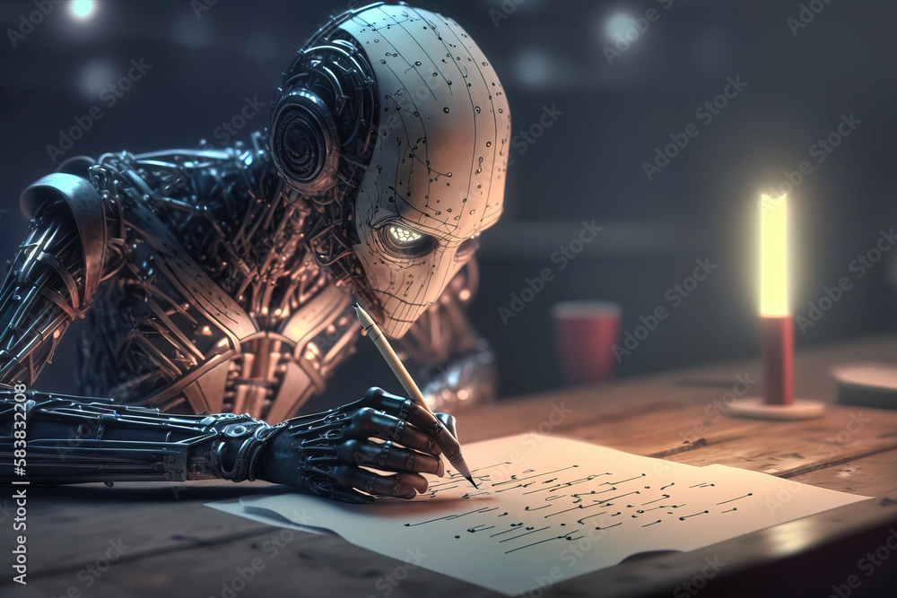 artificial intelligence is used to write detailed short stories, poems ...