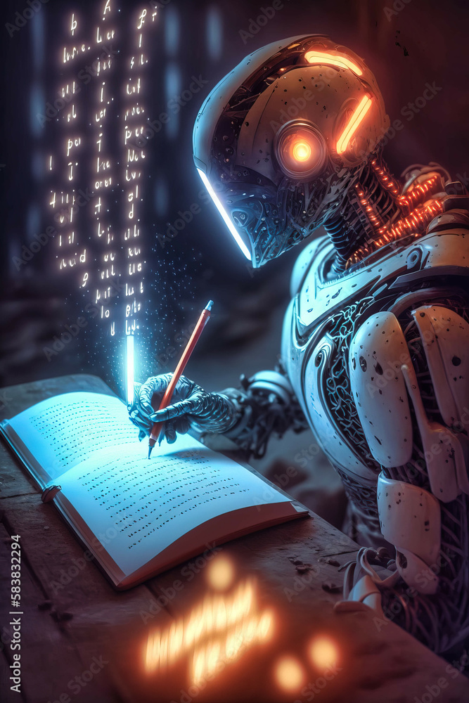 artificial intelligence is used to write detailed short stories, poems ...