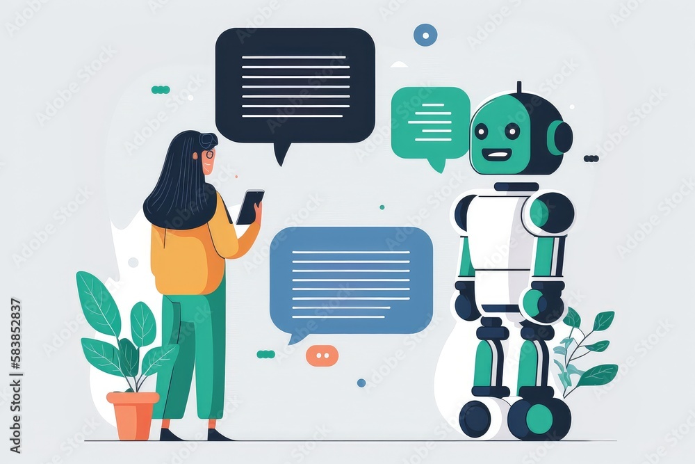 Chatbot Robot Learning To Interact With Humans Through Conversation And Responses Created With
