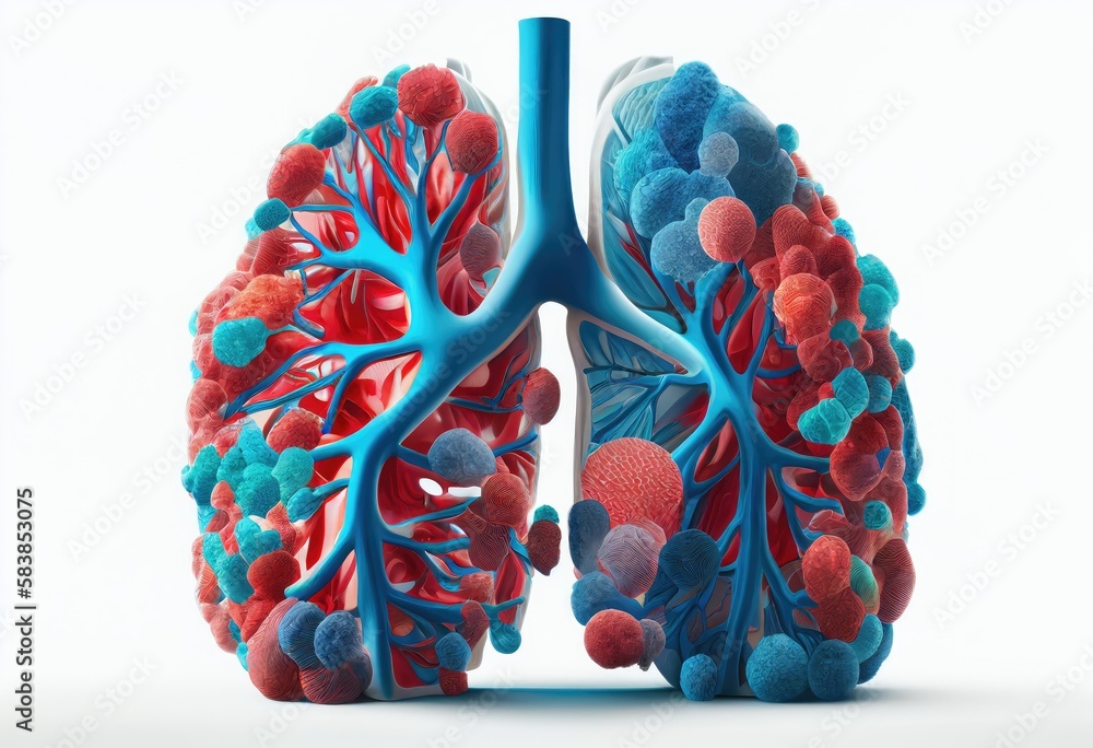 human plastic lung model for medical doctor pulmonary education ...