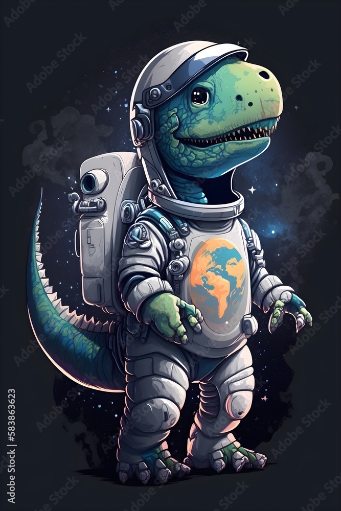 Dinosaur Astronaut