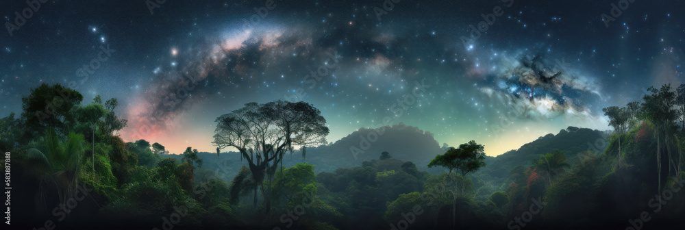Rain Forest Night Time