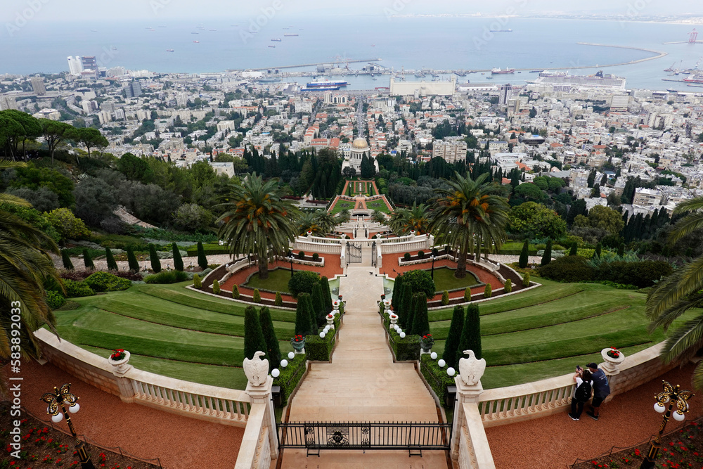 The Bahai Terraces (The Hanging Gardens of Haifa), UNESCO World ...